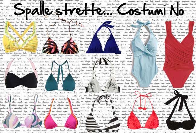 Costumi per chi ha spalle larghe o strette – Anna Venere | Moda per ...