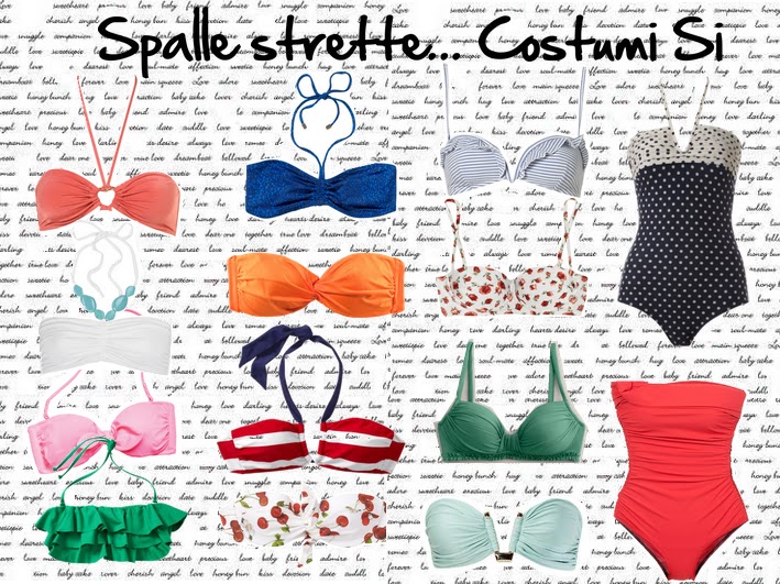 Costumi per chi ha spalle larghe o strette – Anna Venere | Moda per ...